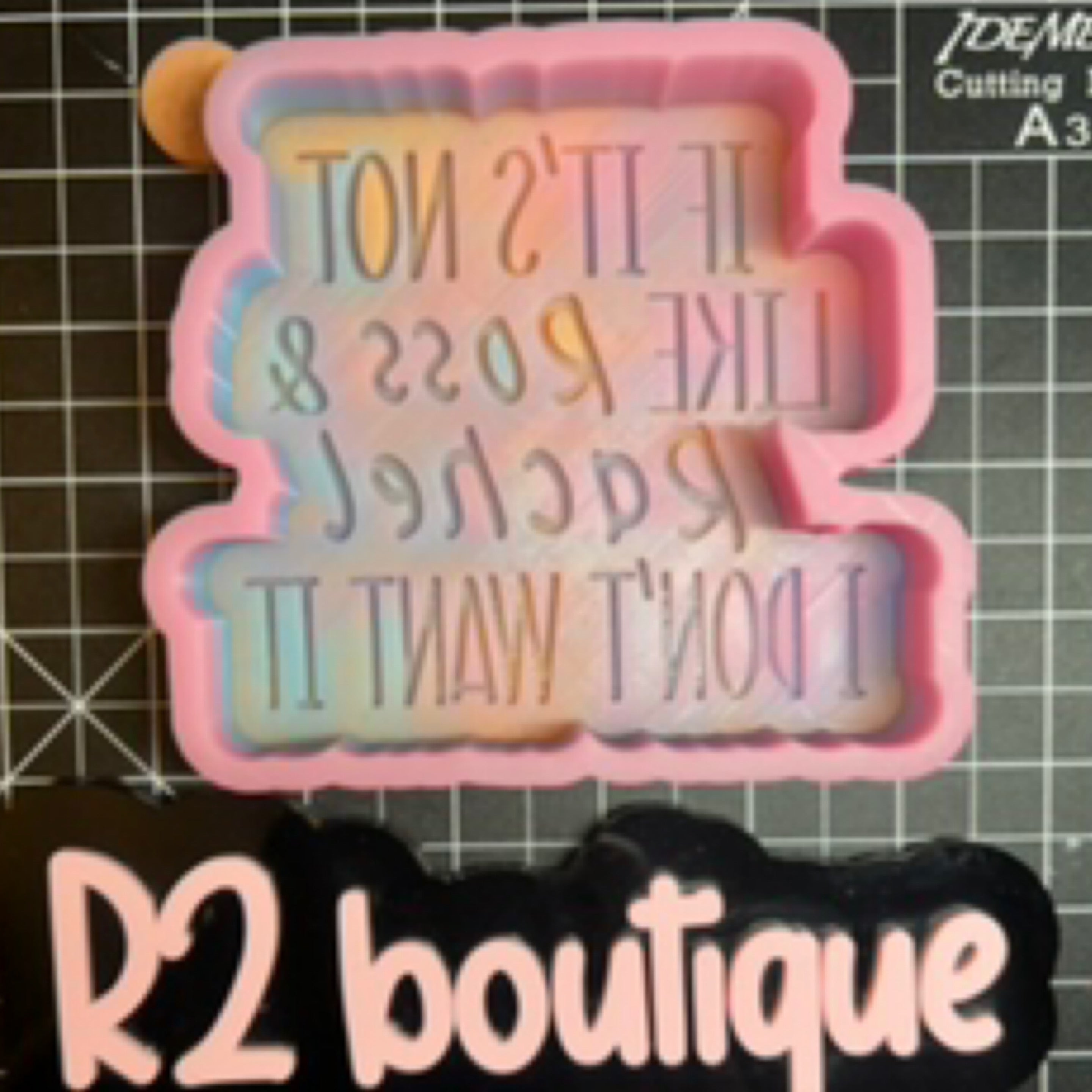 Ross and Rachel mold | R2 Boutique