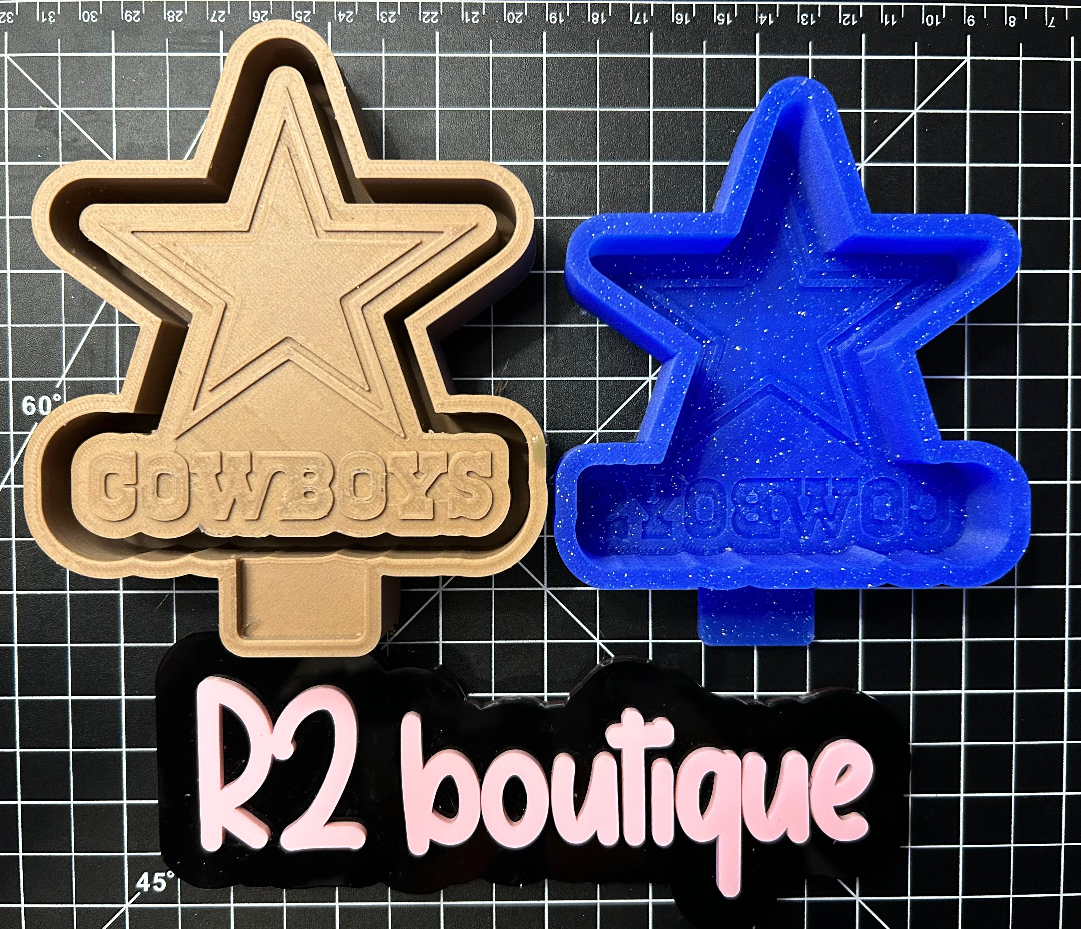 Cowboys w/Star mold | R2 Boutique